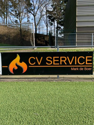 CV Service Mark de Boer nieuwe bordsponsor - s.v. Huizen